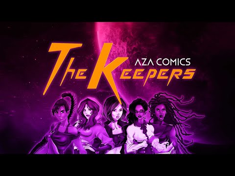 Aza Comics The Keepers: Origins [Cyberpunk Edition]
